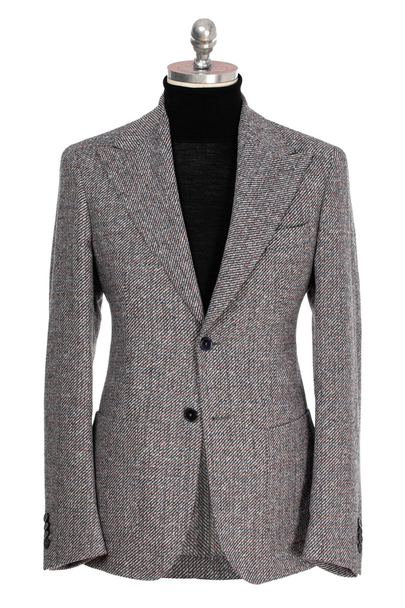 Sacou pepit gri si rosu - Viggo Tailoring